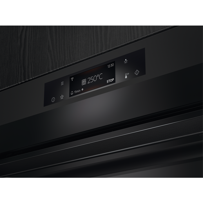 AEG BSK778380T SteamCrisp Single Oven with Pyrolytic Cleaning
