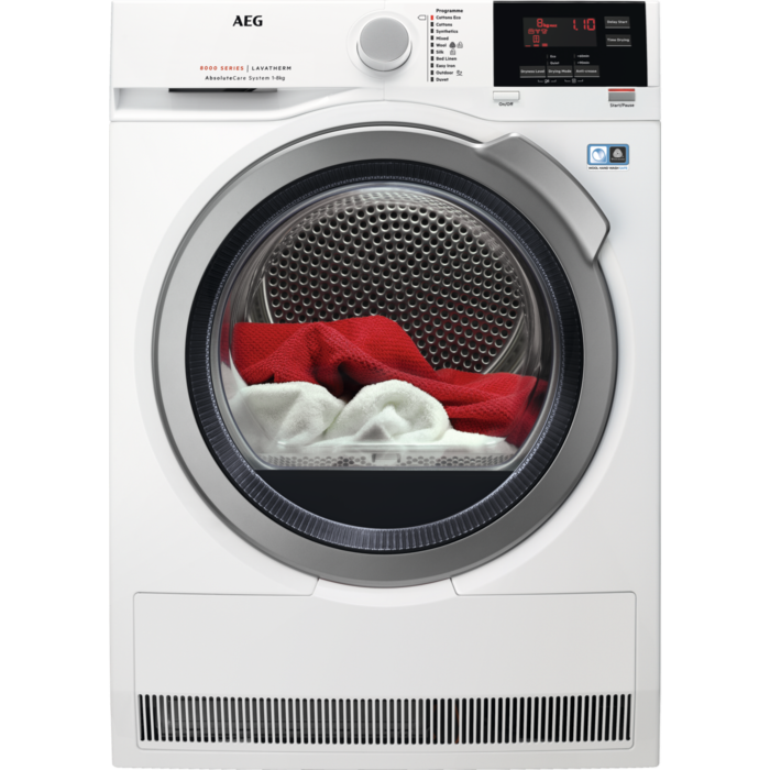 AEG Heat Pump Tumble Dryer With AbsoluteCare 8kg T8DBG842R