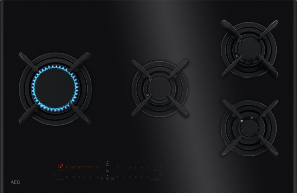 AEG HVB8453IB 80cm Gas Hob - Appliance Superstore