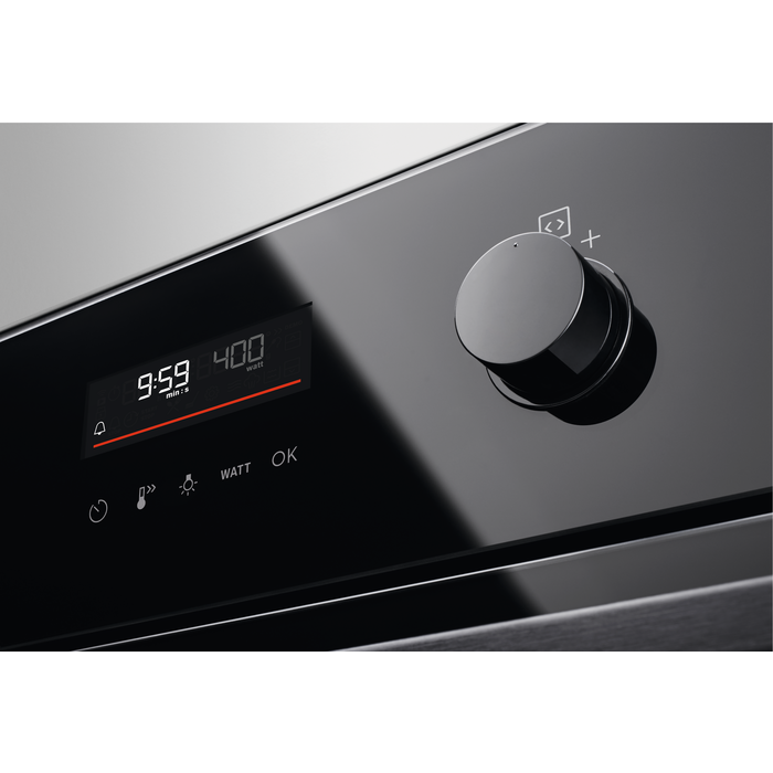 AEG KMK565060B CombiQuick Microwave Oven with Enamel Cleaning ...