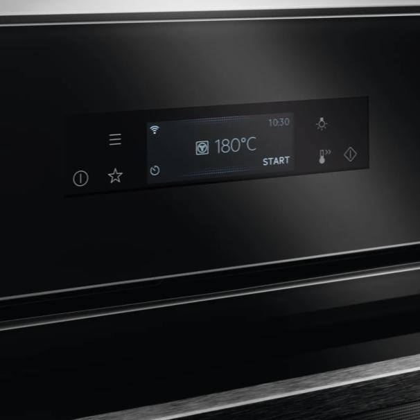 AEG KMK768080B CombiQuick Microwave Oven with Enamel Cleaning ...