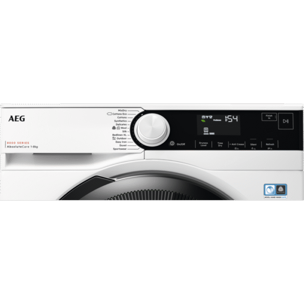 AEG TR838P4B 8kg Freestanding Heat Pump Tumble Dryer