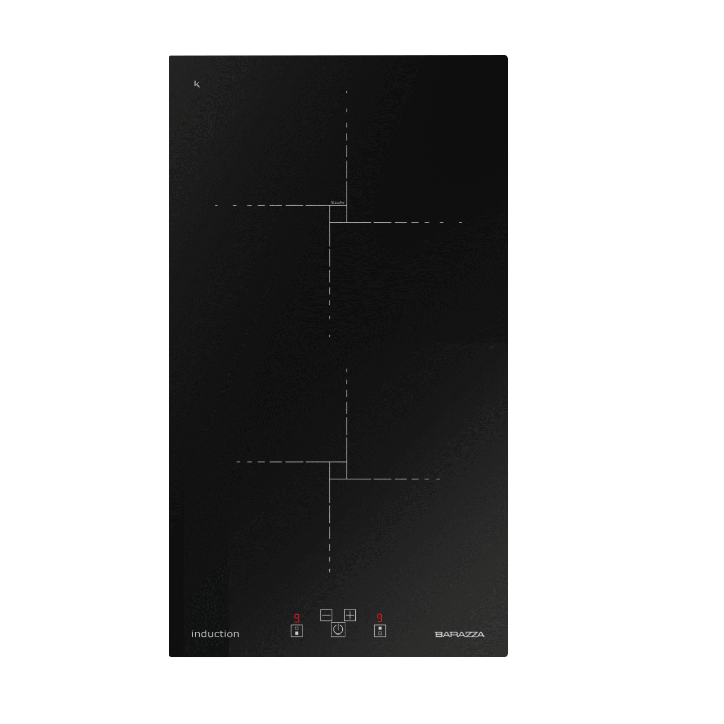 Barazza 30 cm Induction Flat built-in and flush hob 1PID32NQ