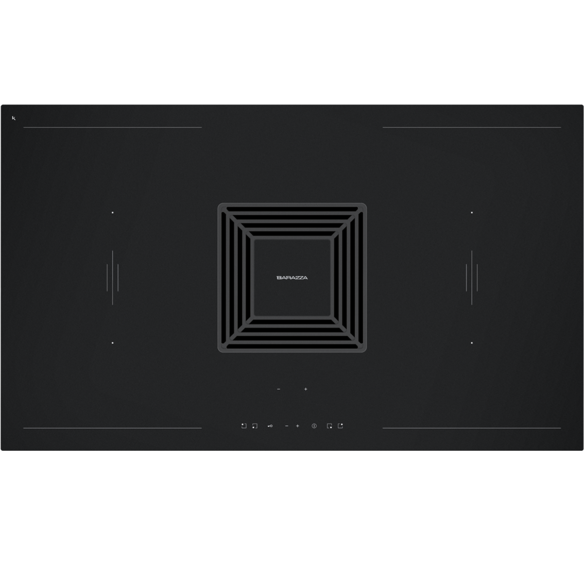 Barazza 90 cm Zero built-in and flush Venting Hob 1PIDZ90N
