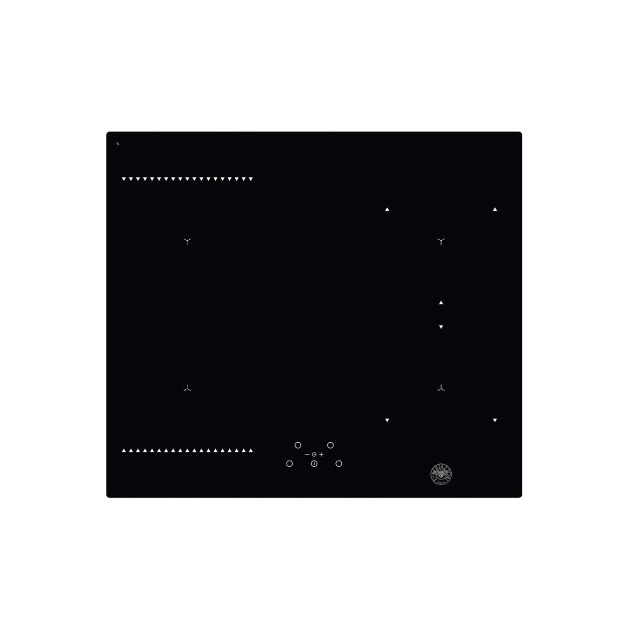 Bertazzoni Modern 60cm induction hob with 4 Zones inc 1 Flexi Zone ...