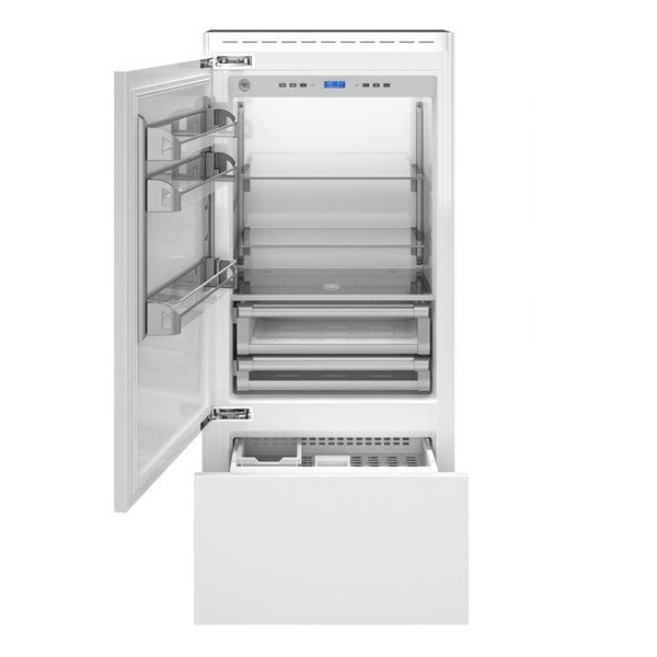 Bertazzoni Premium Built-in Fridge Freezer 90cm Left Hand hinged Panel ...
