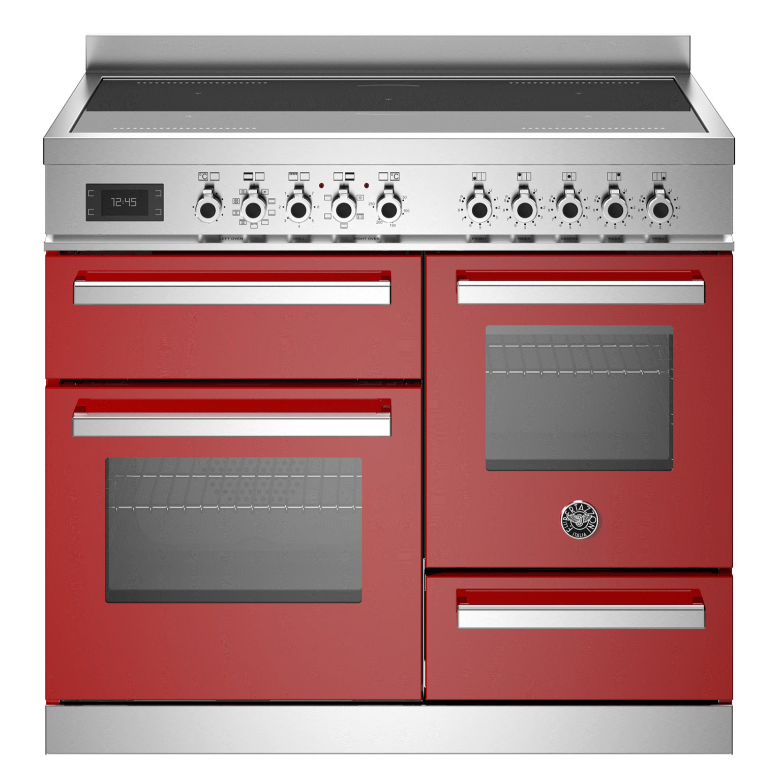 Bertazzoni PRO105I3EROT2 100cm Pro Series Range Cooker in Red ...