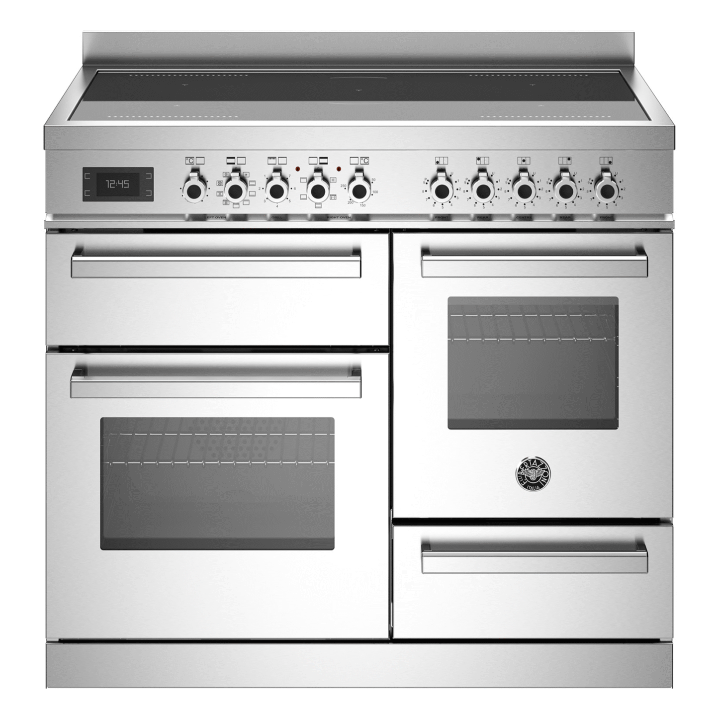 Bertazzoni PRO105I3EXT2 100cm Pro Series Range Cooker in Stainless ...