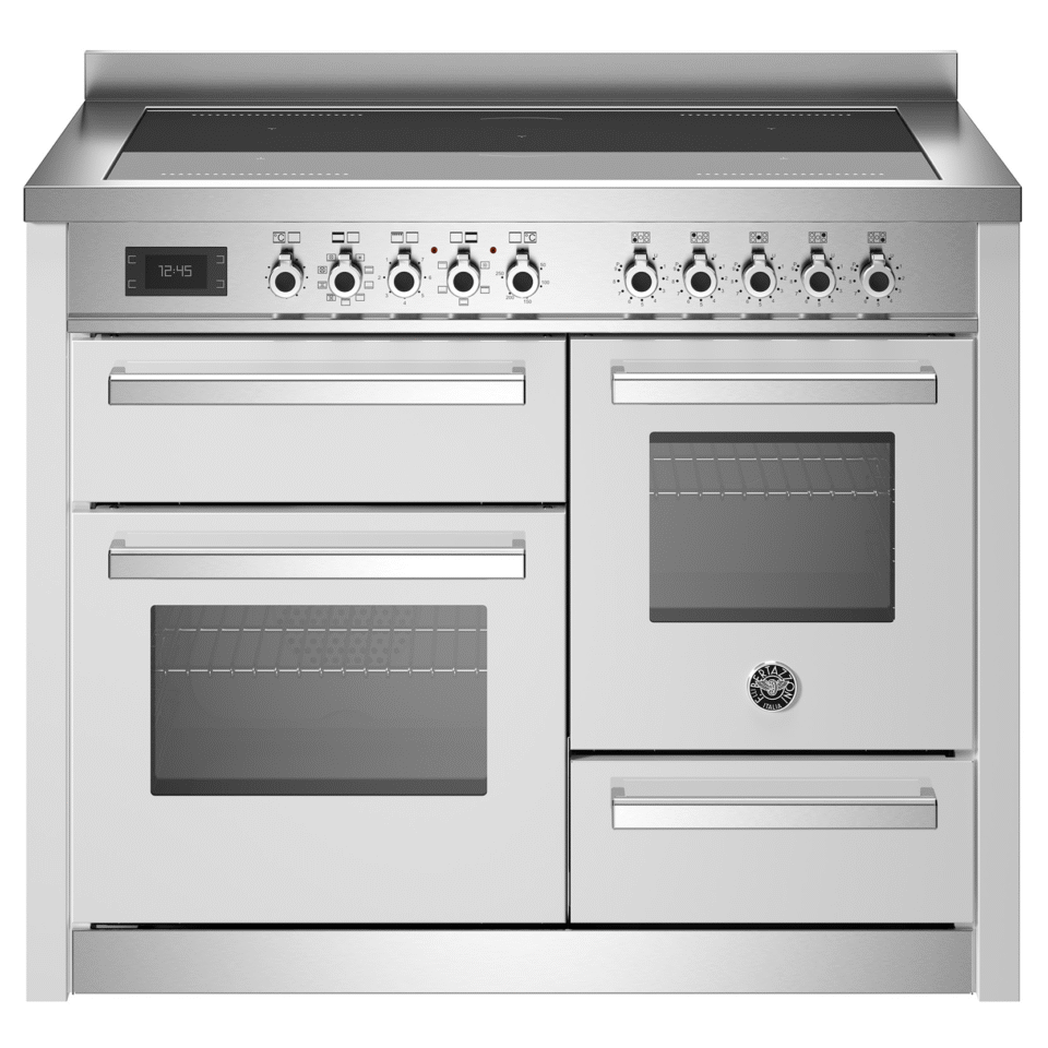 Bertazzoni PRO115I3EBIT2 110cm Pro Series Range Cooker in White ...