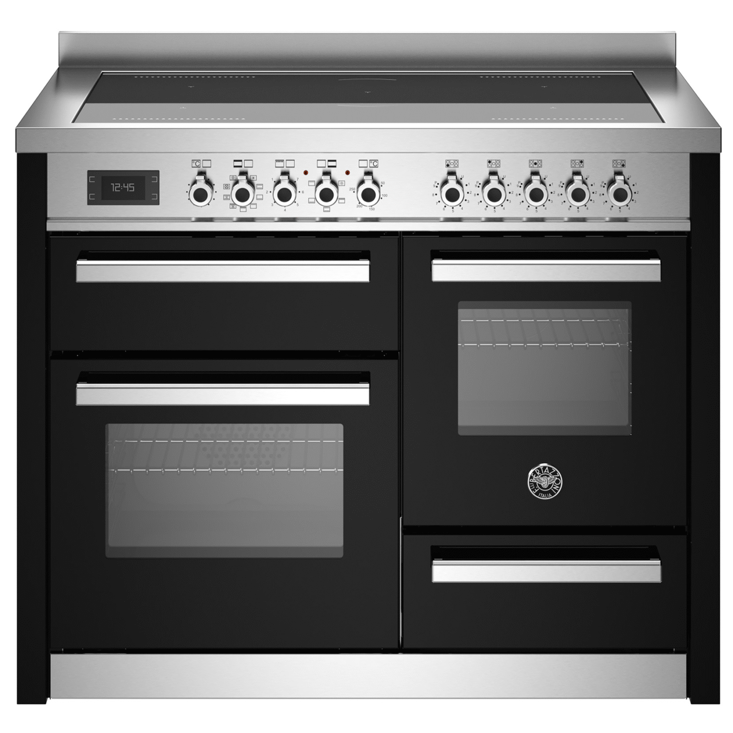 Bertazzoni PRO115I3ENET2 110cm Pro Series Range Cooker in Black ...