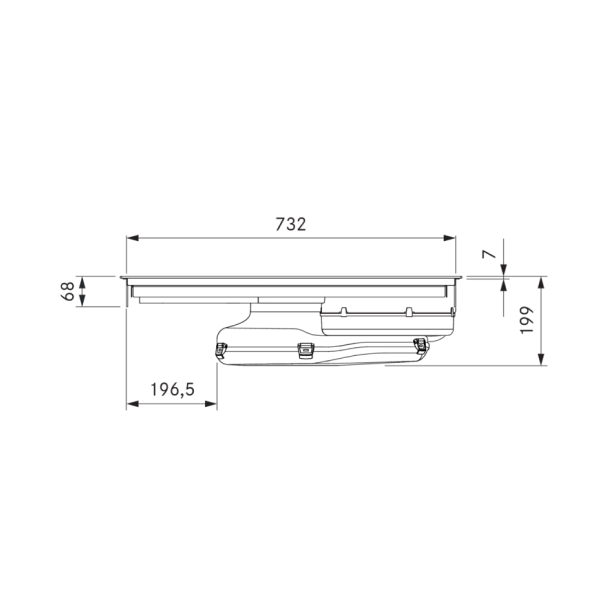BORA PURU Pure RC 76cm Vented Induction Hob