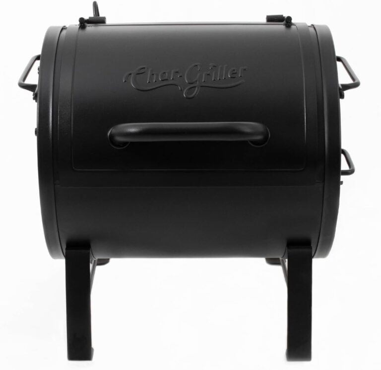 Char-Griller E82424 Portable Charcoal Grill & Side Fire Box