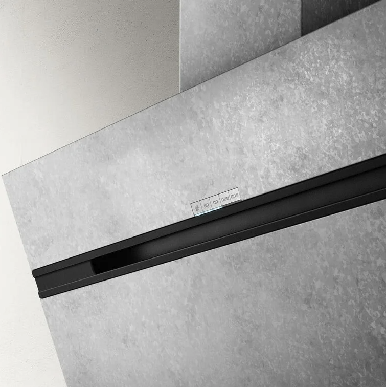 Elica ASC-URB-ZC Ascent Urban 90cm Angled Extractor Hood in Zinc ...
