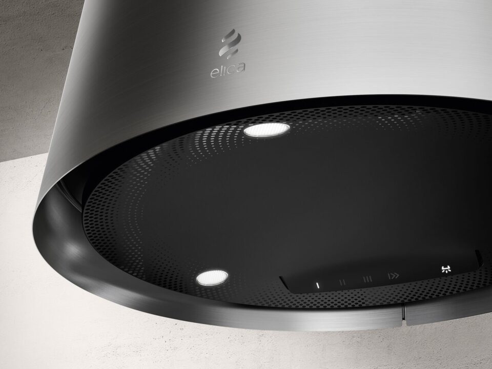 Elica EASY-UX-SS Easy UX 50cm RC Island Extractor Hood in Stainless ...