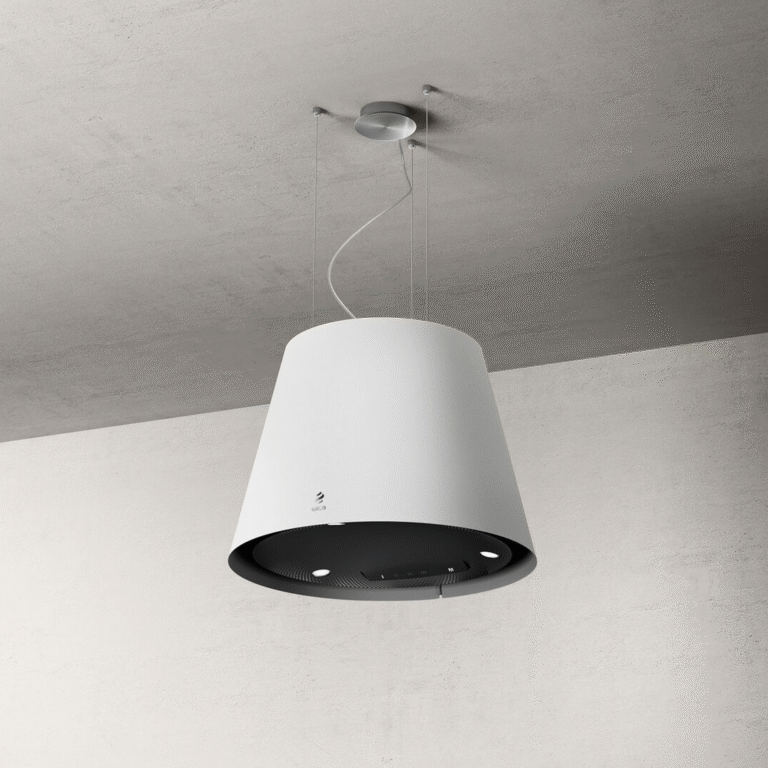 Elica EASY-UX-WH Easy UX 50cm RC Island Extractor Hood in White ...