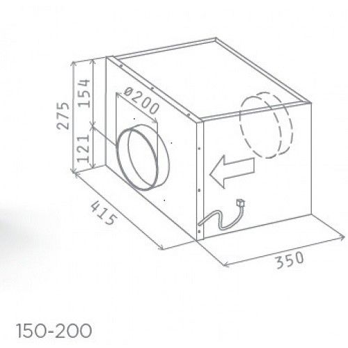 Elica GME-88 Remote Motor
