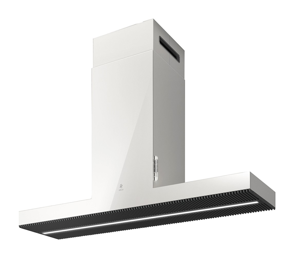 Elica Haiku 120cm Island Extractor Hood in White