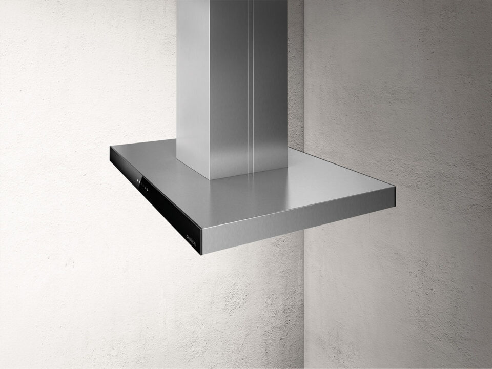 Elica JOY-ISL-BLK Joy Island Extractor Hood in Black - Appliance Superstore