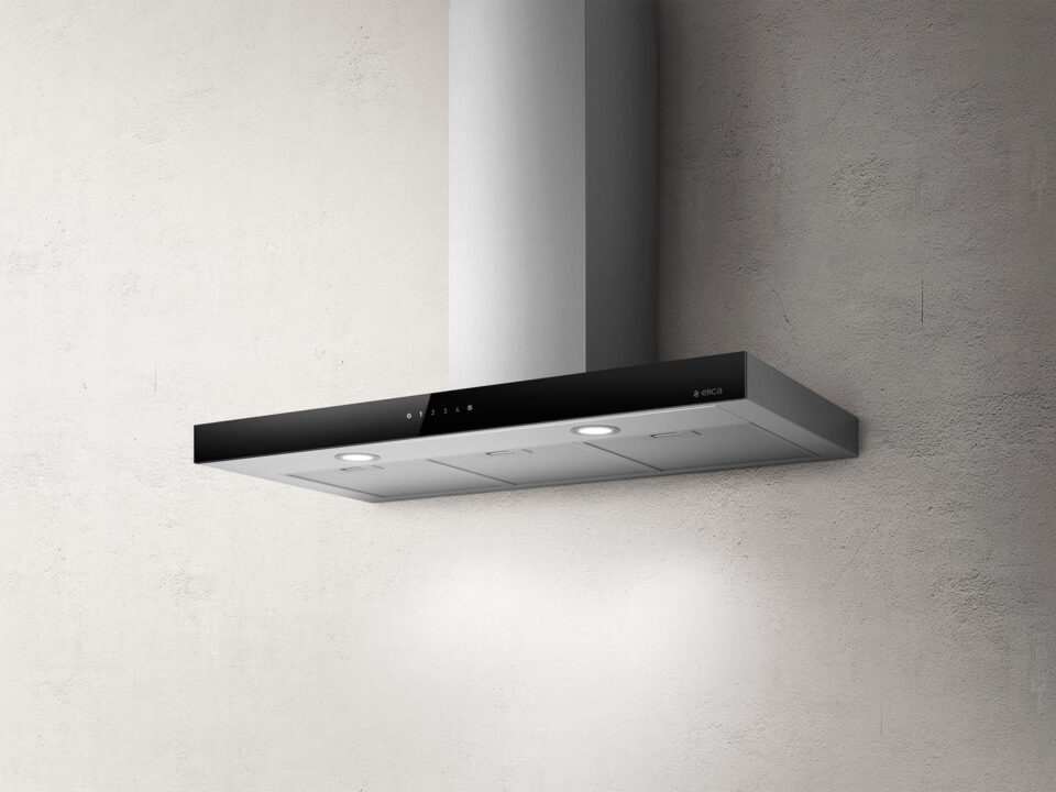 Elica JOY-BLK-90 Joy 90cm Wall Extractor Hood in Black - Appliance ...