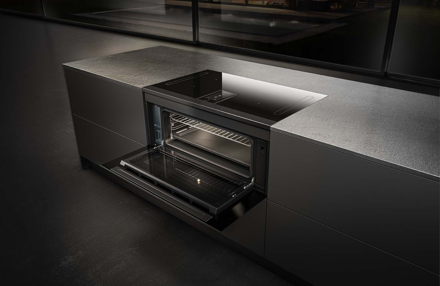 Elica LHOV Built In 90cm Wide Single Oven & Vented Induction Hob