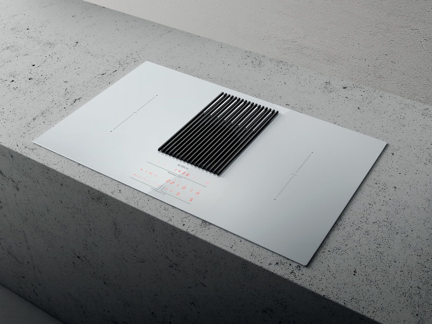 Elica NT-LIBRA-WH-RC Libra RC 83cm Vented Induction Hob in White ...