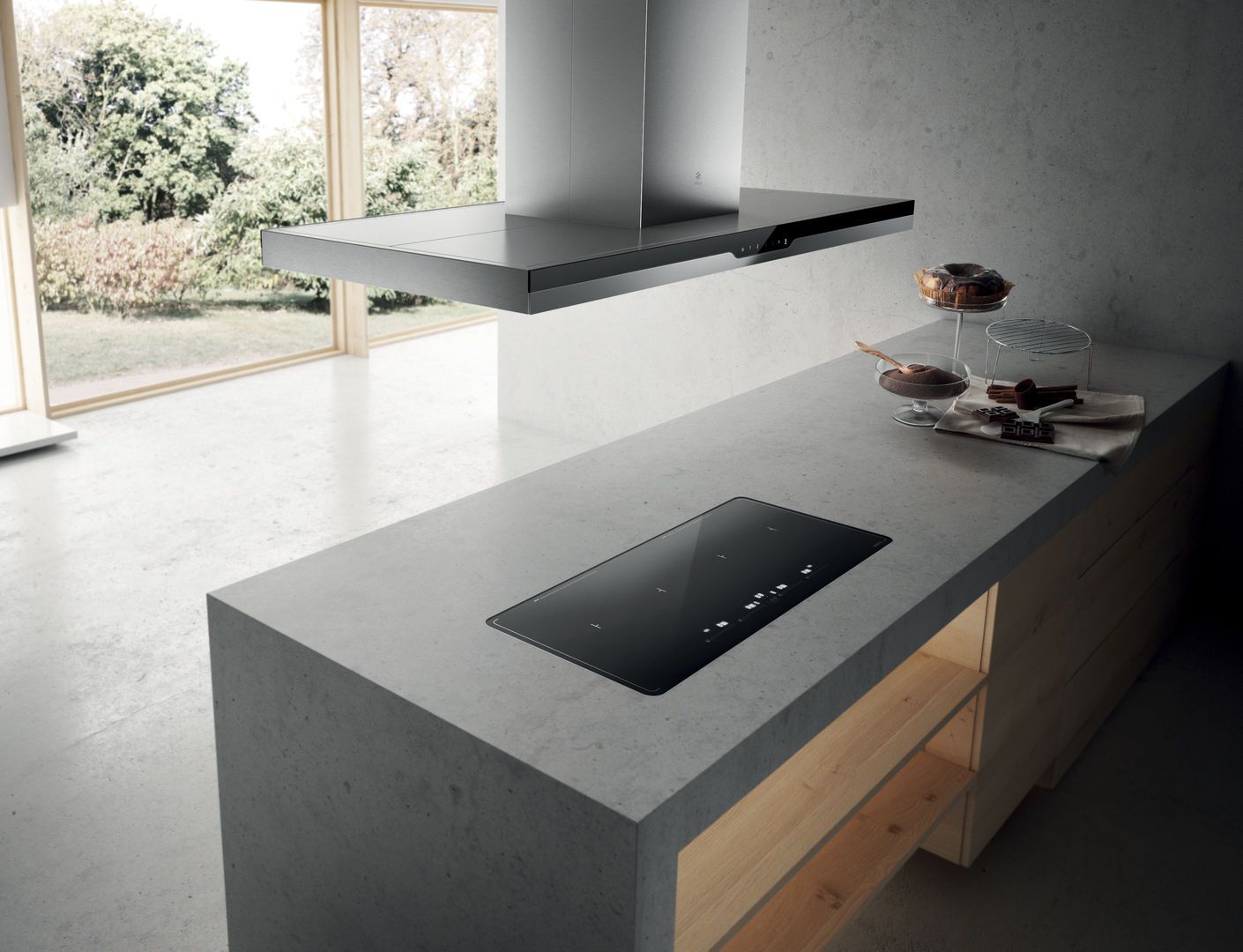 Elica METEORITE ISLAND Meteorite 120cm Island Extractor Hood ...