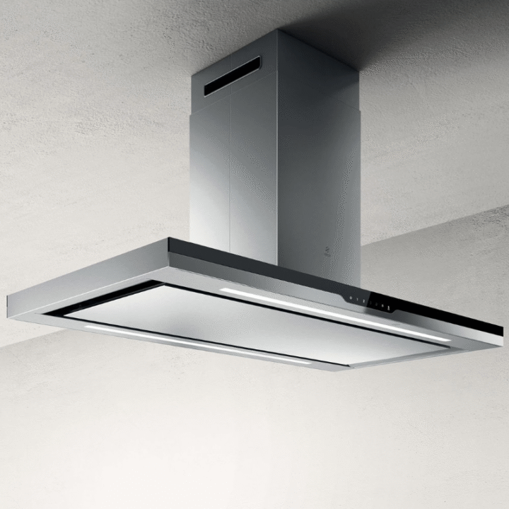 Elica METEORITE ISLAND Meteorite 120cm Island Extractor Hood ...