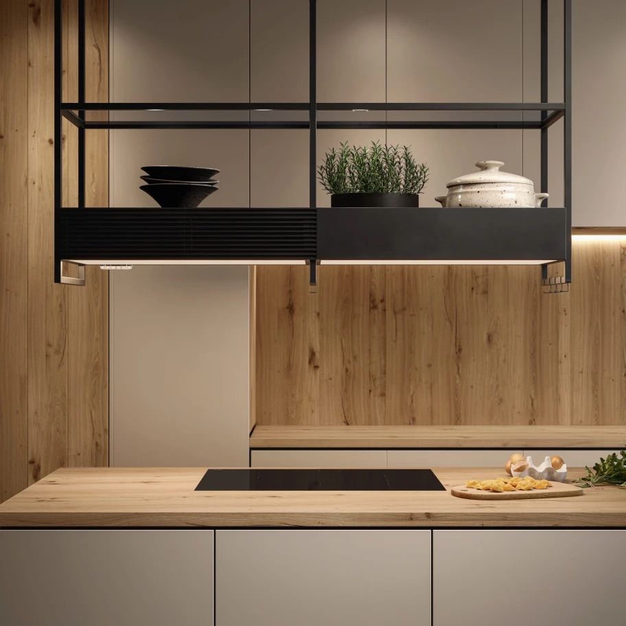 Elica OPEN-ST-ISL-80 Open Suite Superior 80cm Modular Island Extractor ...