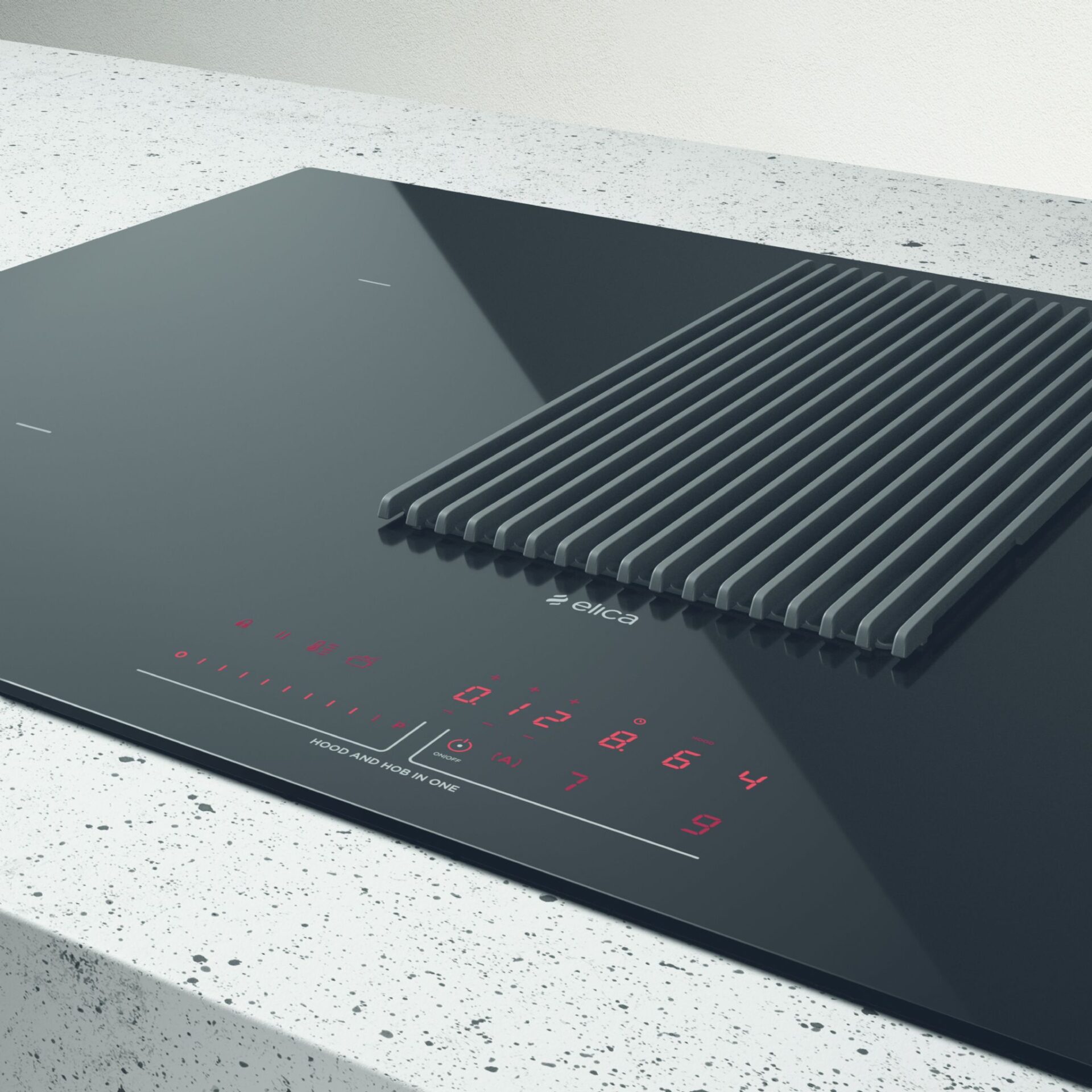 Elica PRIME-DO Prime DO 83cm Duct Out Vented Induction Hob - Appliance ...
