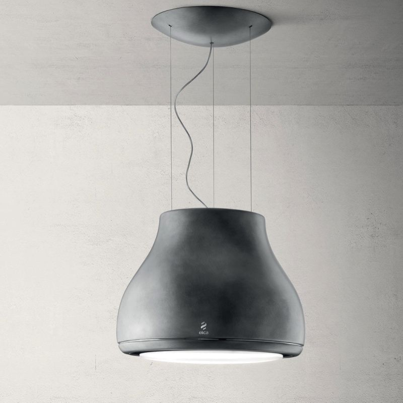 Elica SHINING-PELTROX Shining RC 50cm Island Extractor Hood in Peltrox ...