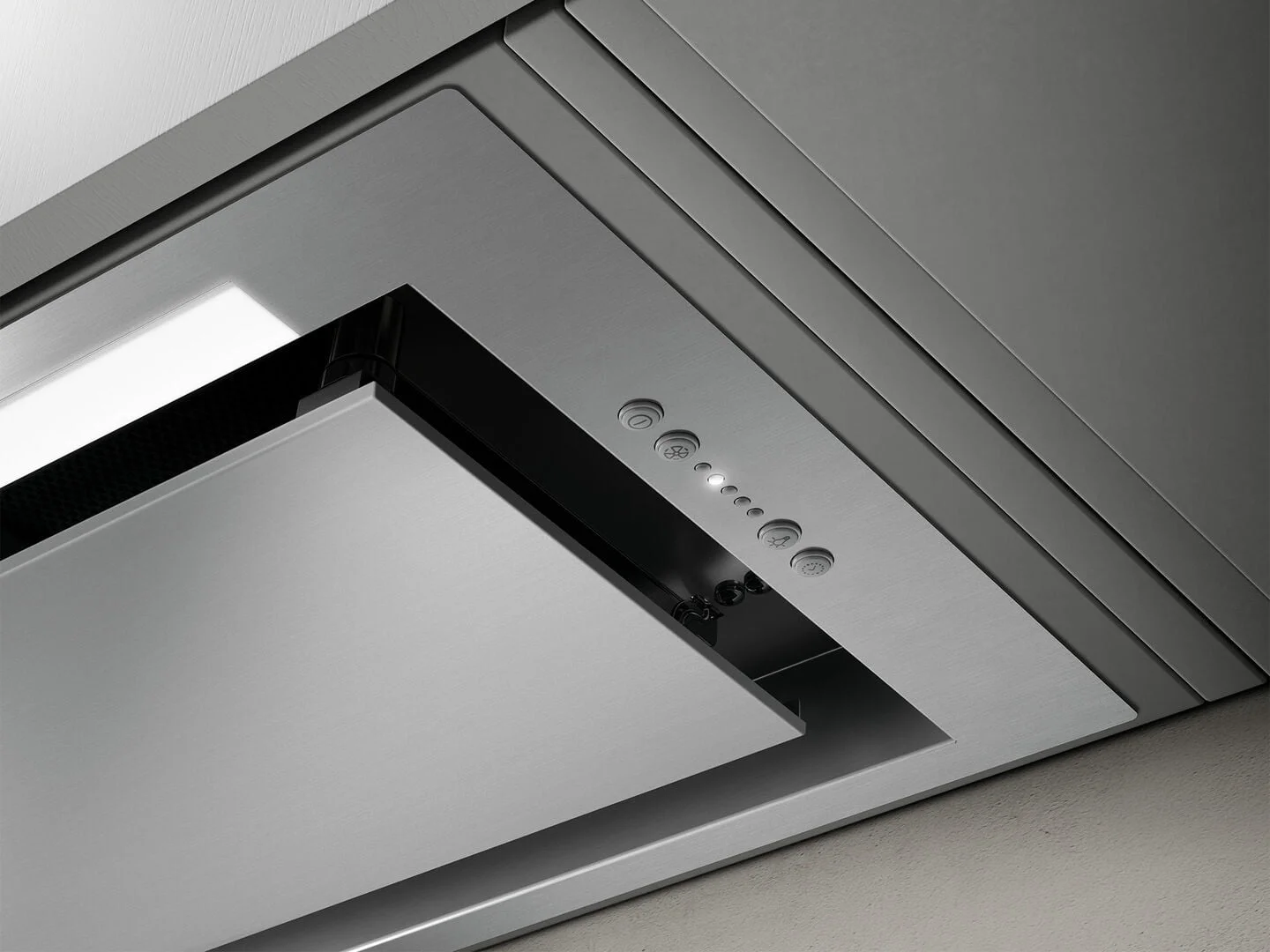 Elica SLEEK2.0-WH-60 Sleek 2.0 60cm Built In Extractor Hood in White ...