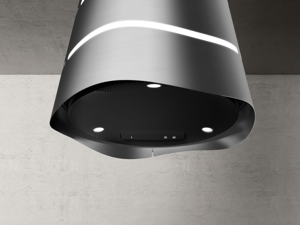 Elica WAVE-UX-SS Wave UX 50cm RC Island Extractor Hood in Stainless ...