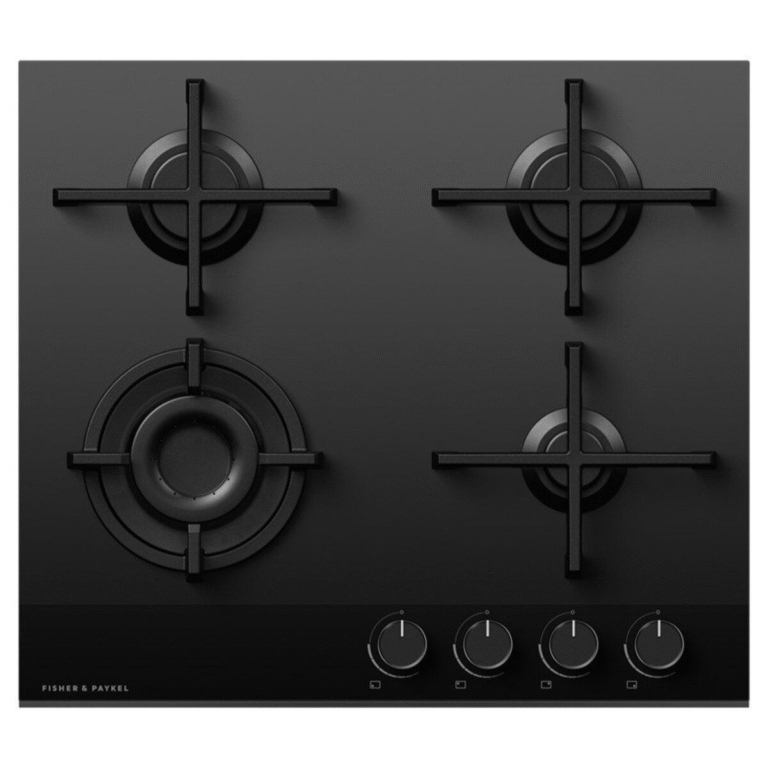 Fisher & Paykel CG604DLPGB4 60cm 4 Burner LPG Gas Hob
