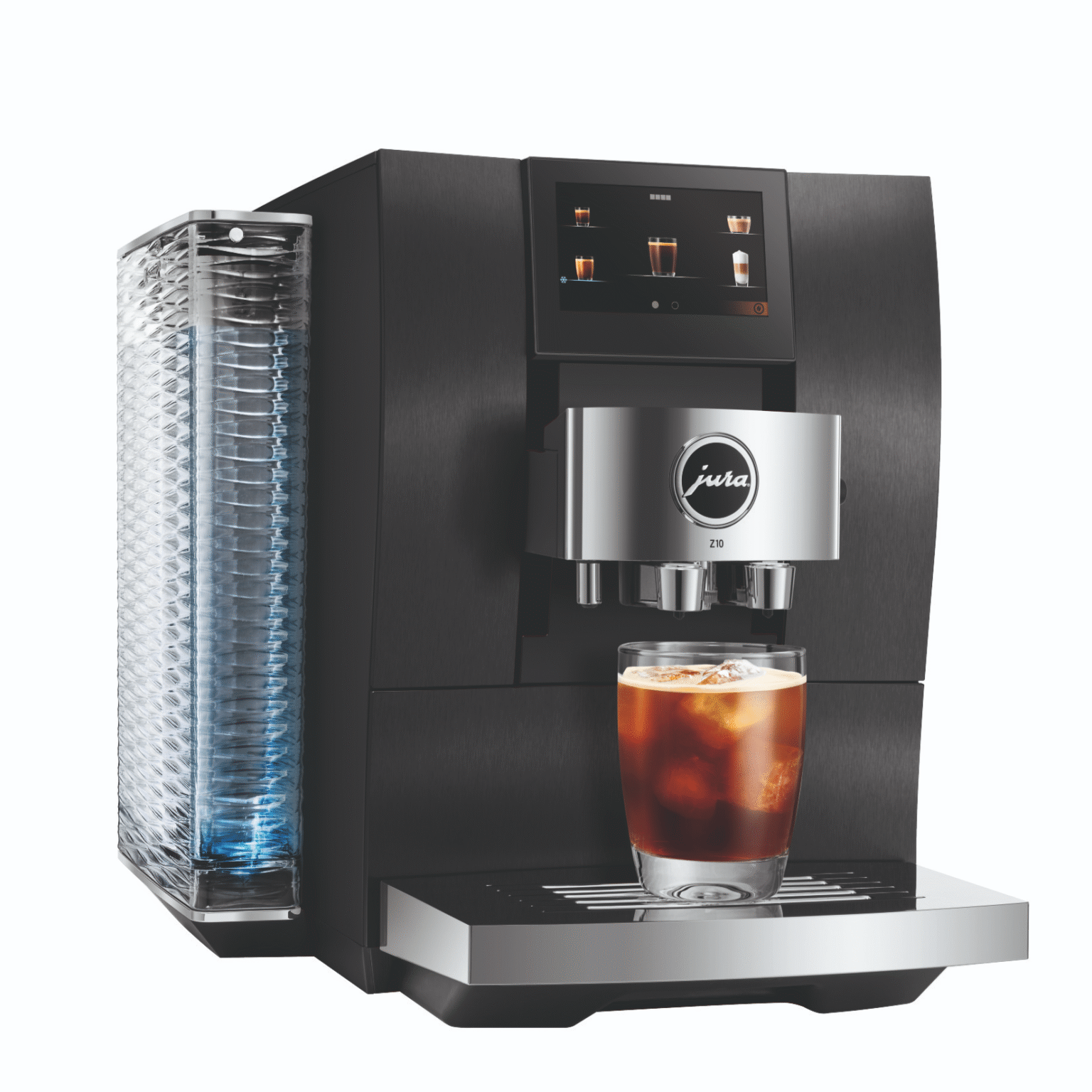 Jura Z10-BLK Freestanding Coffee Machine in Diamond Black - Appliance ...