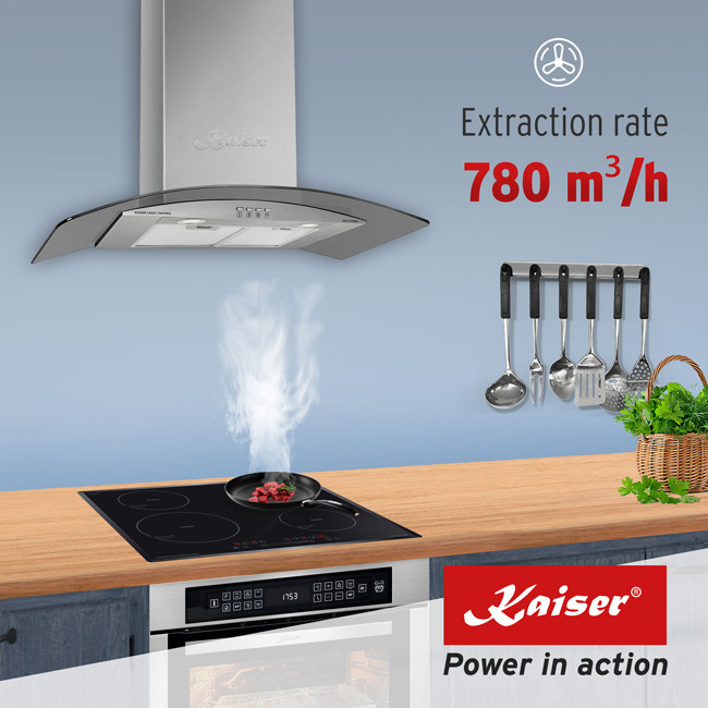 Kaiser A 9419 M Grand Chef 90cm Cooker Hood Steel