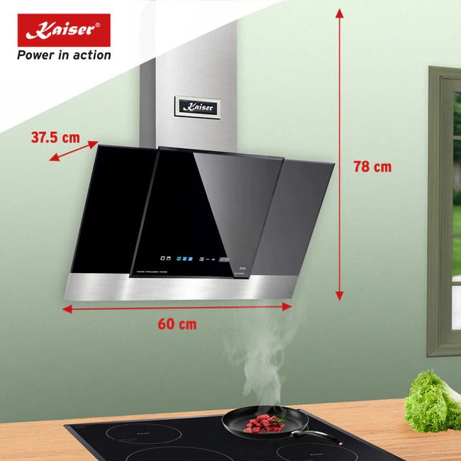 Kaiser AT 6438 F Eco Grand Chef 60cm Angled Cooker Hood
