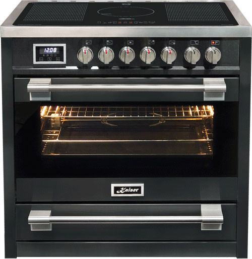 Kaiser HC 93691 IRS Avantgarde PRO 90cm Induction Range Cooker Black