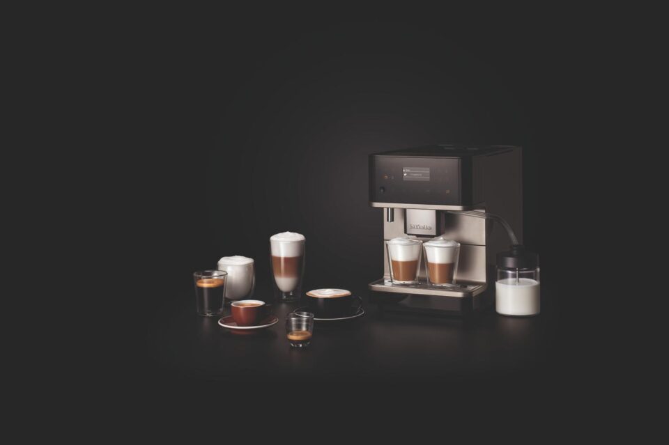 Miele CM6560-OBBL Countertop Coffee Machine in Obsidian Black ...