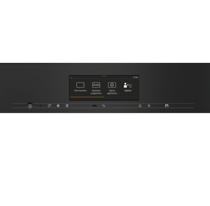 Miele H7840BMX-OBBL Built In Microwave Combi Oven in Obsidian Black ...