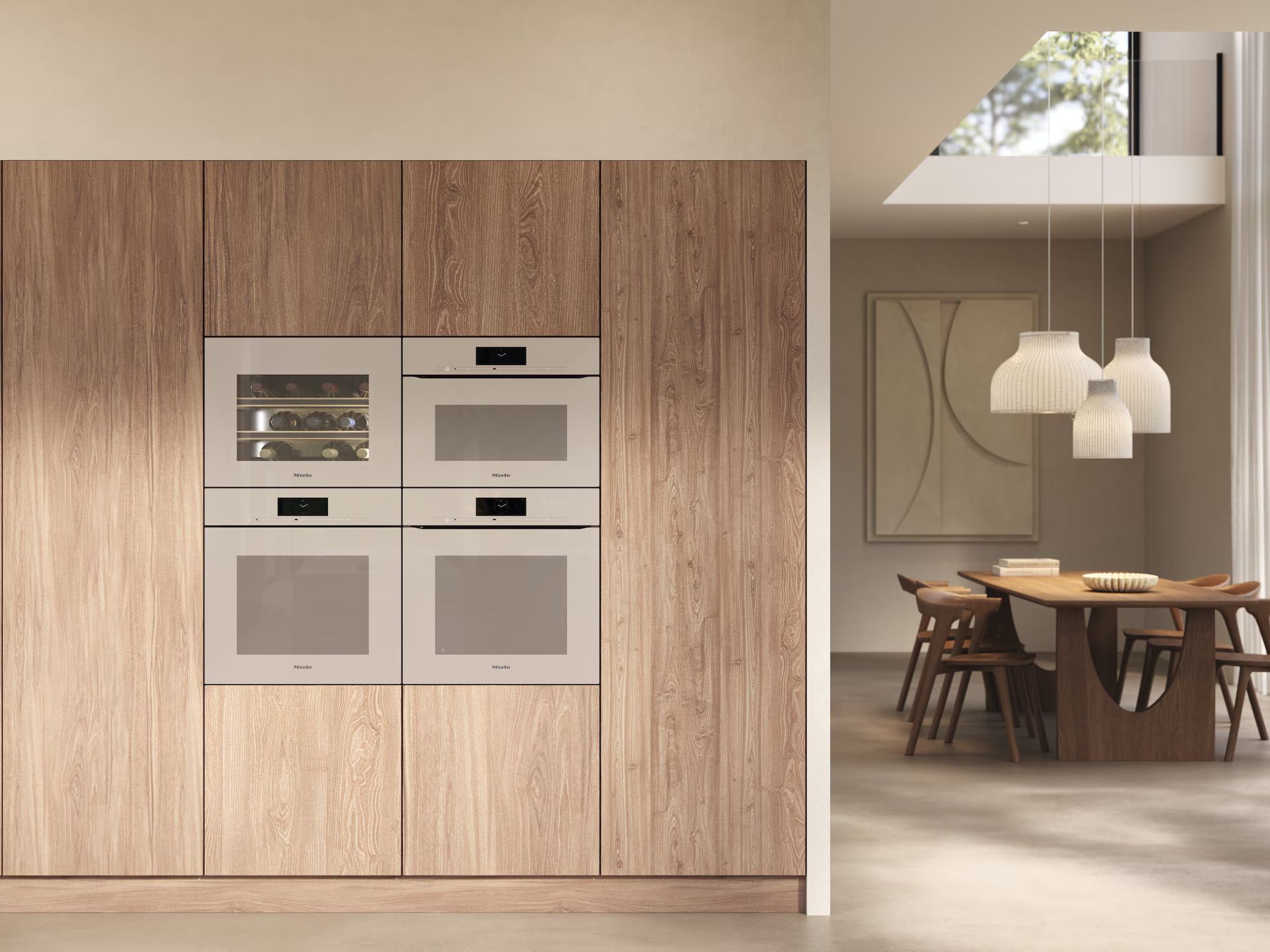 Miele H7860BPX Built In Oven in Pearl Beige