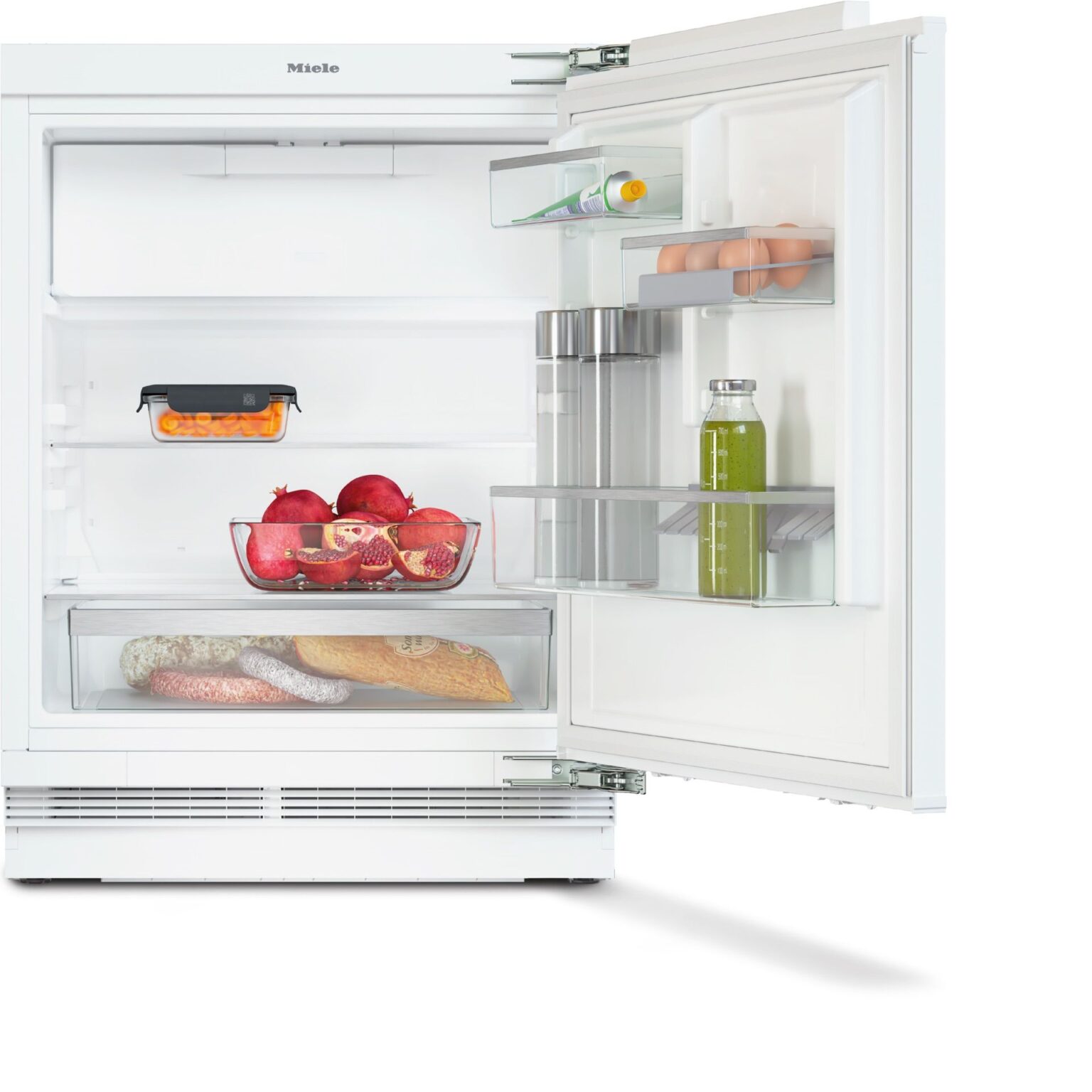Miele KU7016D Built In Under Counter Fridge with Freezer Box ...