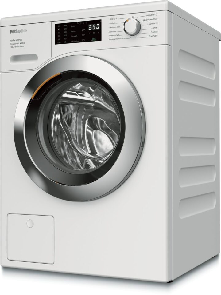 Miele WEK365 WCS PWash&10kg Lotus White W1 Front-Loader Washing Machine ...