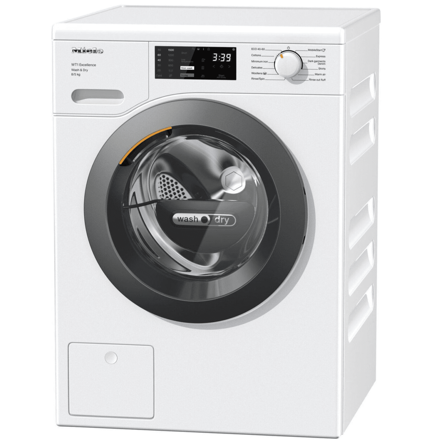 Miele WTD165 WPM 8/5kg Lotus White WT1 Washer-Dryer - Appliance Superstore