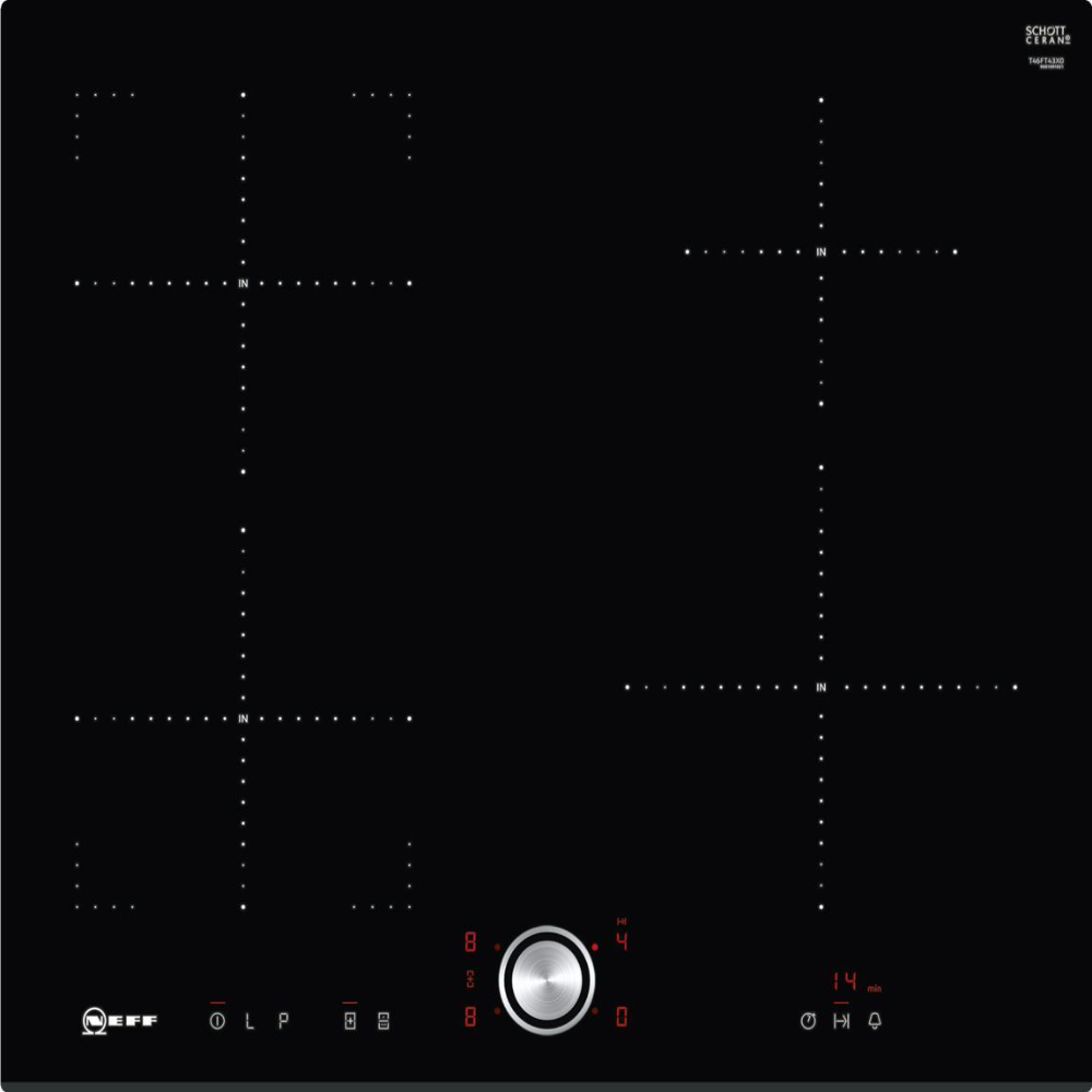 Neff T46FT43X0 induction hob with bevelled front edge 592 mm