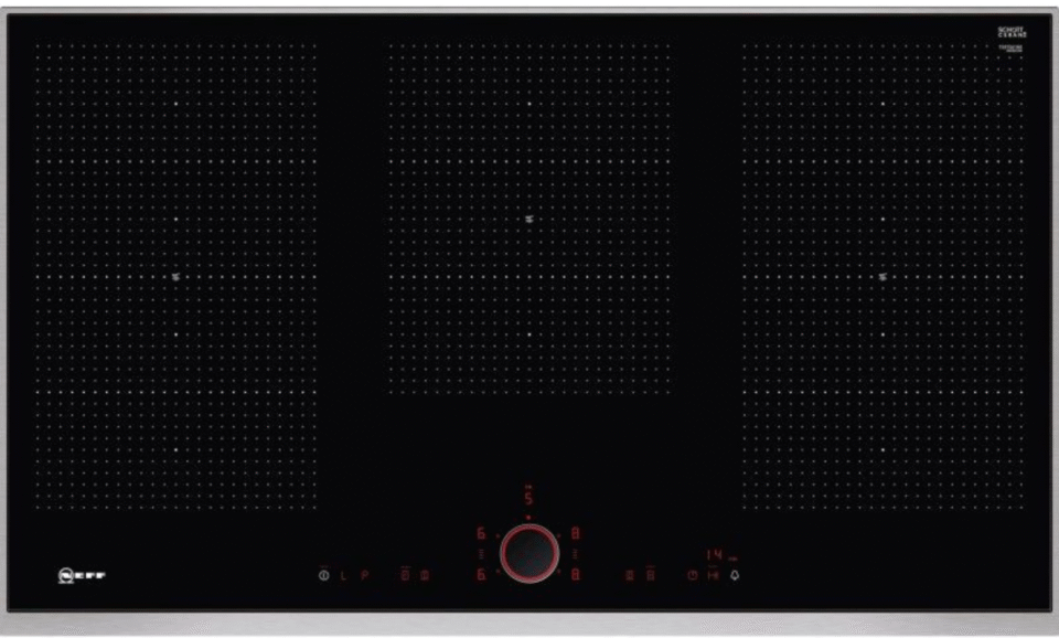 Neff T59TS61N0 Induction hob Ceramic glass on stainless steel trim 918 mm