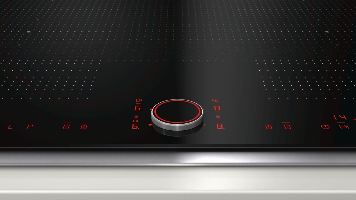 Neff T68TS61N0 Induction hob Ceramic glass on stainless steel trim 826 mm
