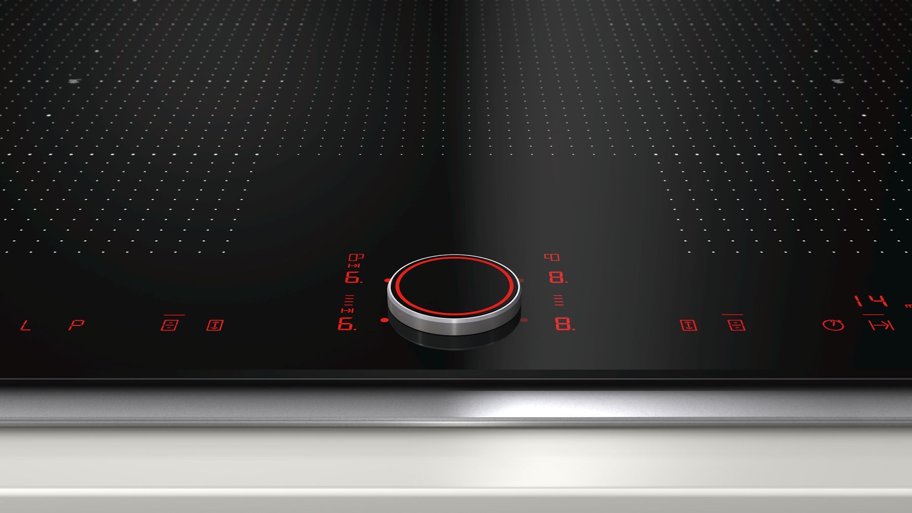 Neff T68TS61N0 Induction hob Ceramic glass on stainless steel trim 826 mm