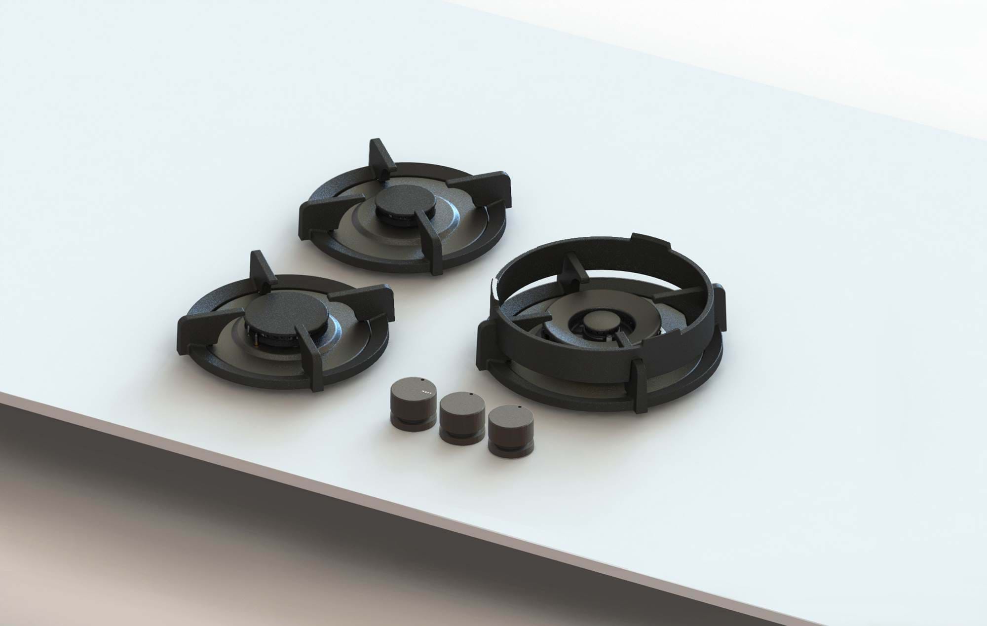Novy 56006 Capital Top 60cm Gas Hob Elements