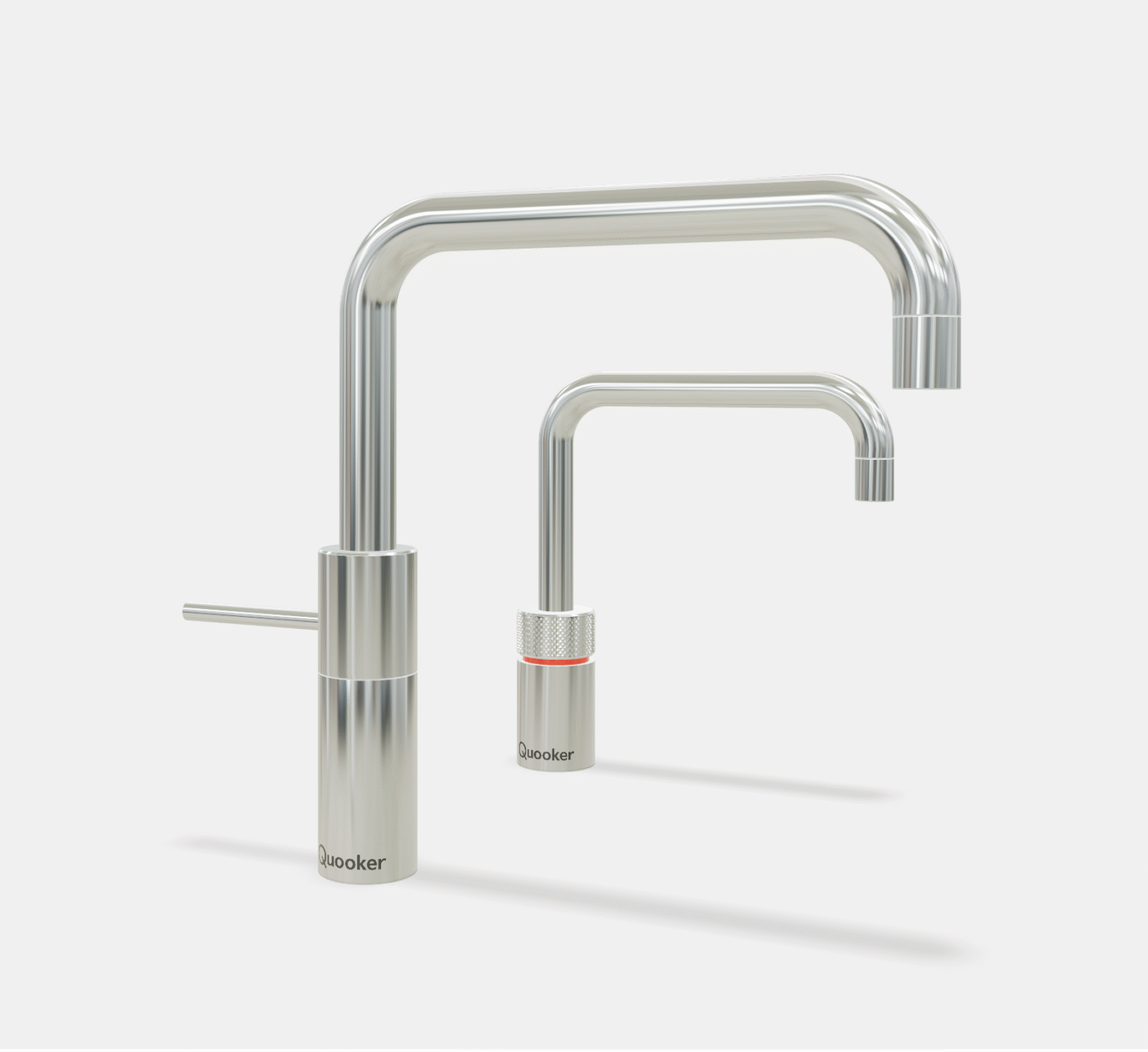 Quooker Nordic Square Twintaps with PRO3 Tank - Chrome - Appliance ...