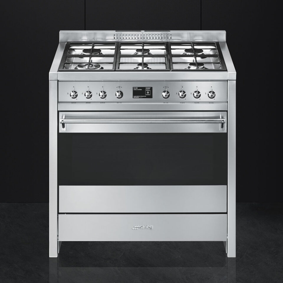 Smeg A1-9 Classic Opera 90cm Range Cooker with Gas Top